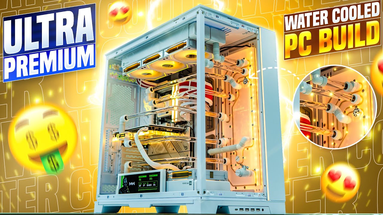 The Ultimate Fully Water Cooled PC Build! | RYZEN 9 9950x + RTX 4090 | Clarion Computers - YouTube