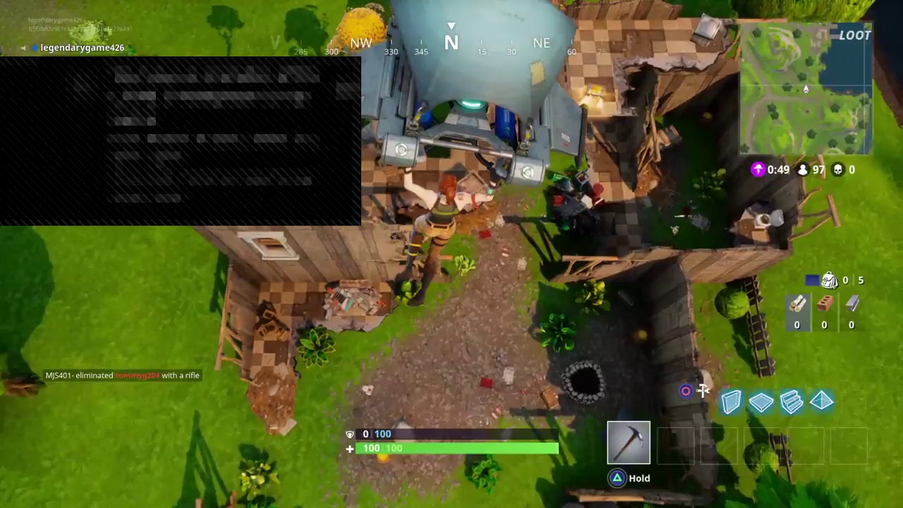 FORTNITE Live 100 players vs 2 beginer's - YouTube