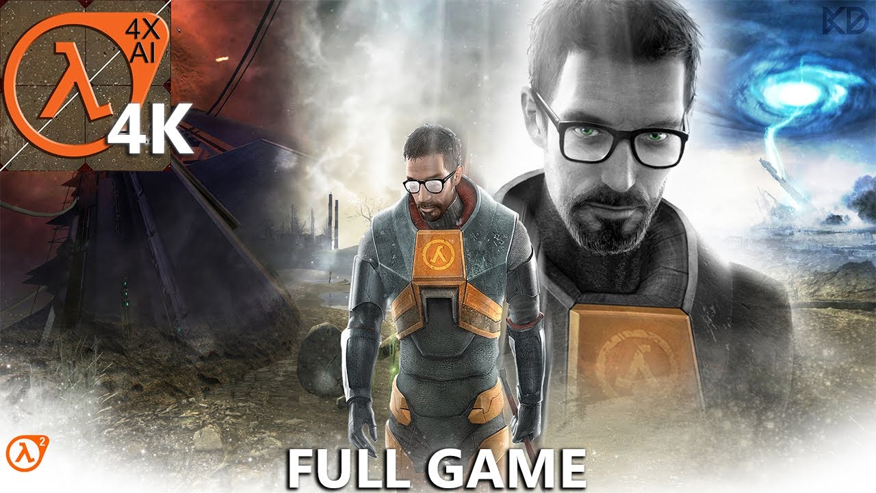Half-Life 2 - 4x Textures Mod [4K 60FPS] Full Game - No Commentary ...