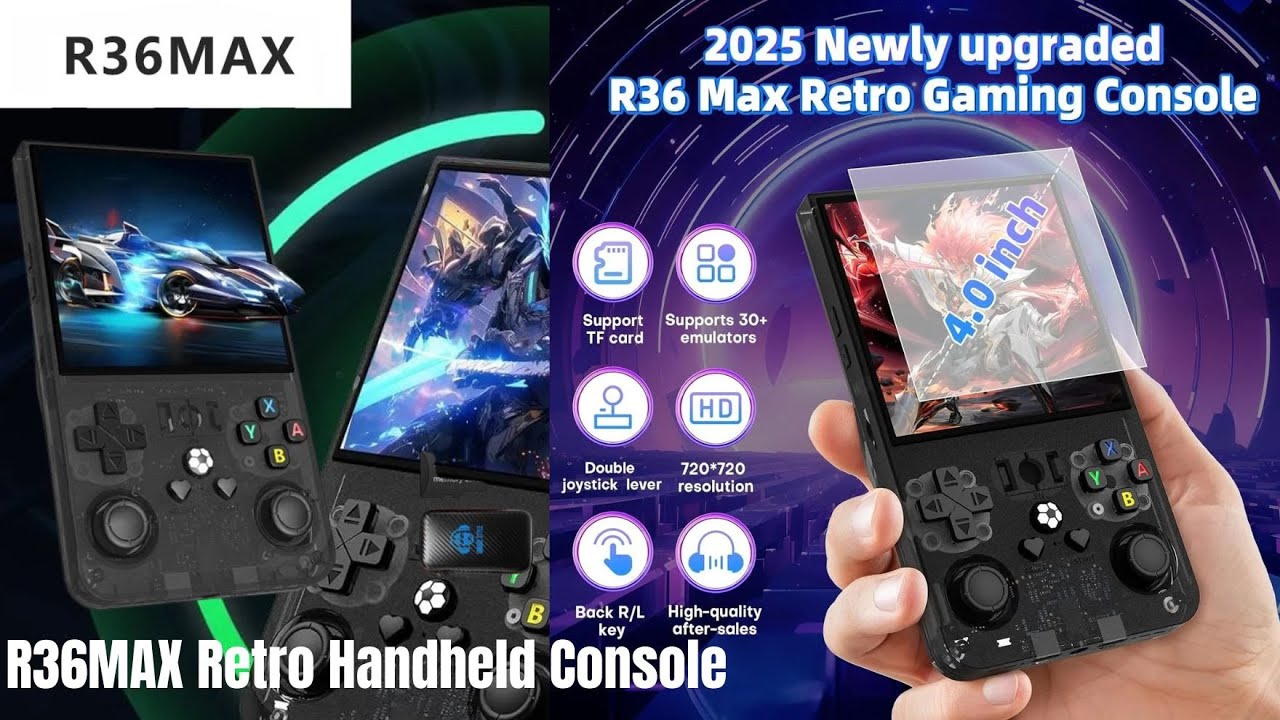 R36MAX Retro Handheld Console Review – 18,000+ Games in Your Pocket ...