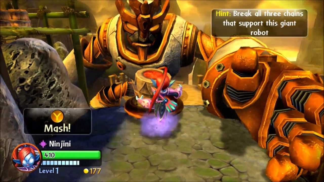 Skylanders Giants Special Ninjini Solo Walkthrough Part 1 - YouTube