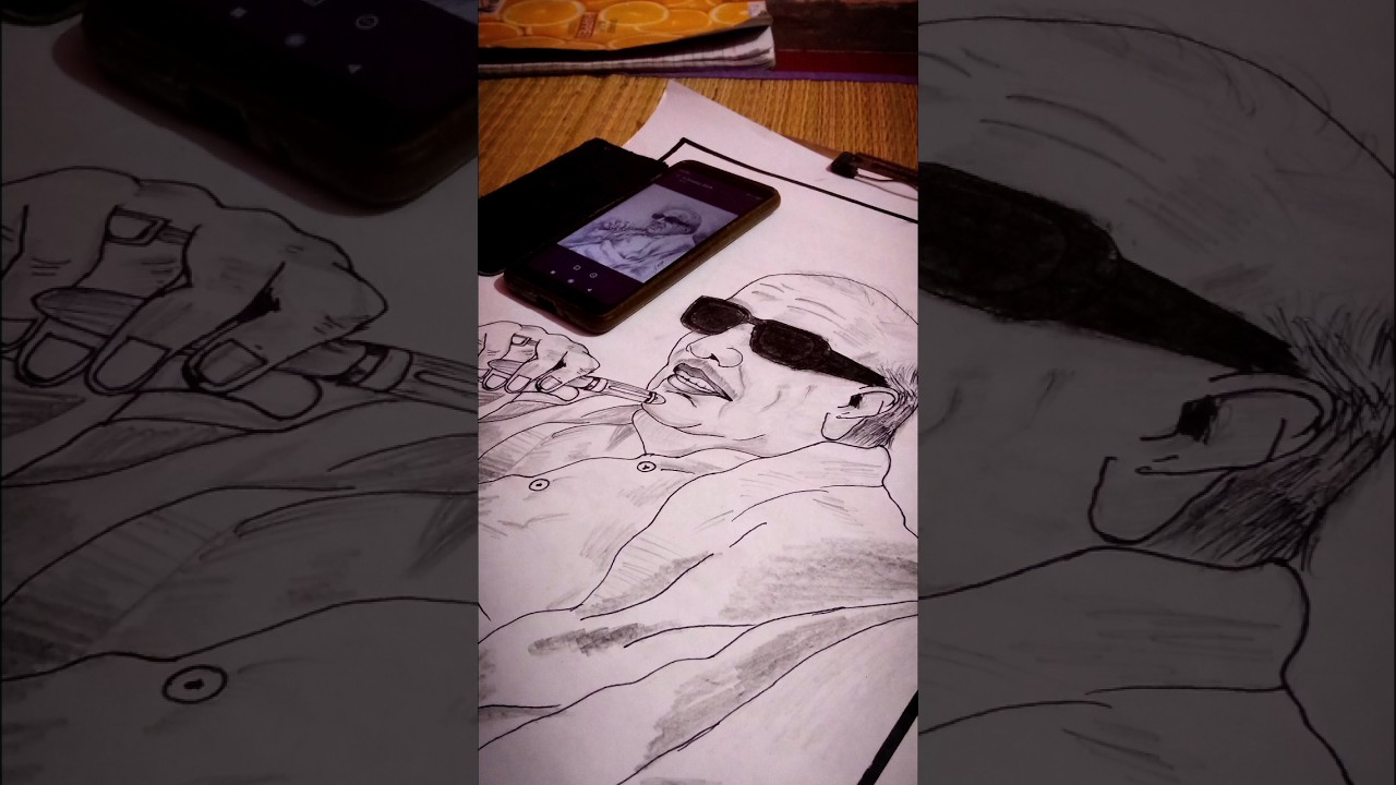 #drawing #kalaignar "கலைஞர் நூற்றாண்டு விழா " I Win 1st prize 🏆 this ...