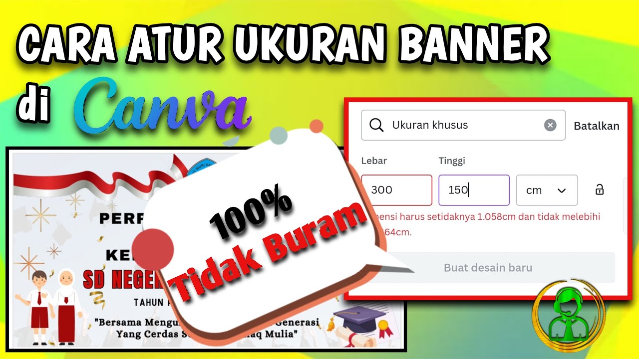Cara Atur Ukuran Desain Banner Di Canva YouTube