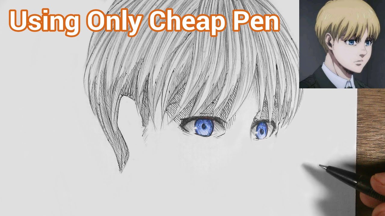 How to Draw Armin Arlert very easy - Attack on Titan Final Season - YouTube