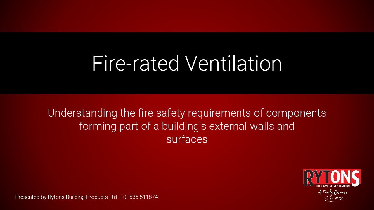 WEBINAR: Fire-rated Ventilation in Non-combustible Wall Constructions ...