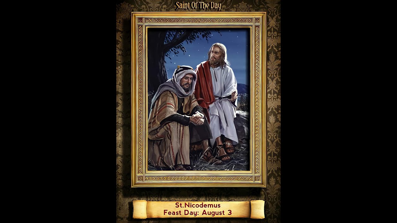 Saint of the Day — August 3 — Saint Nicodemus #saintoftheday - YouTube
