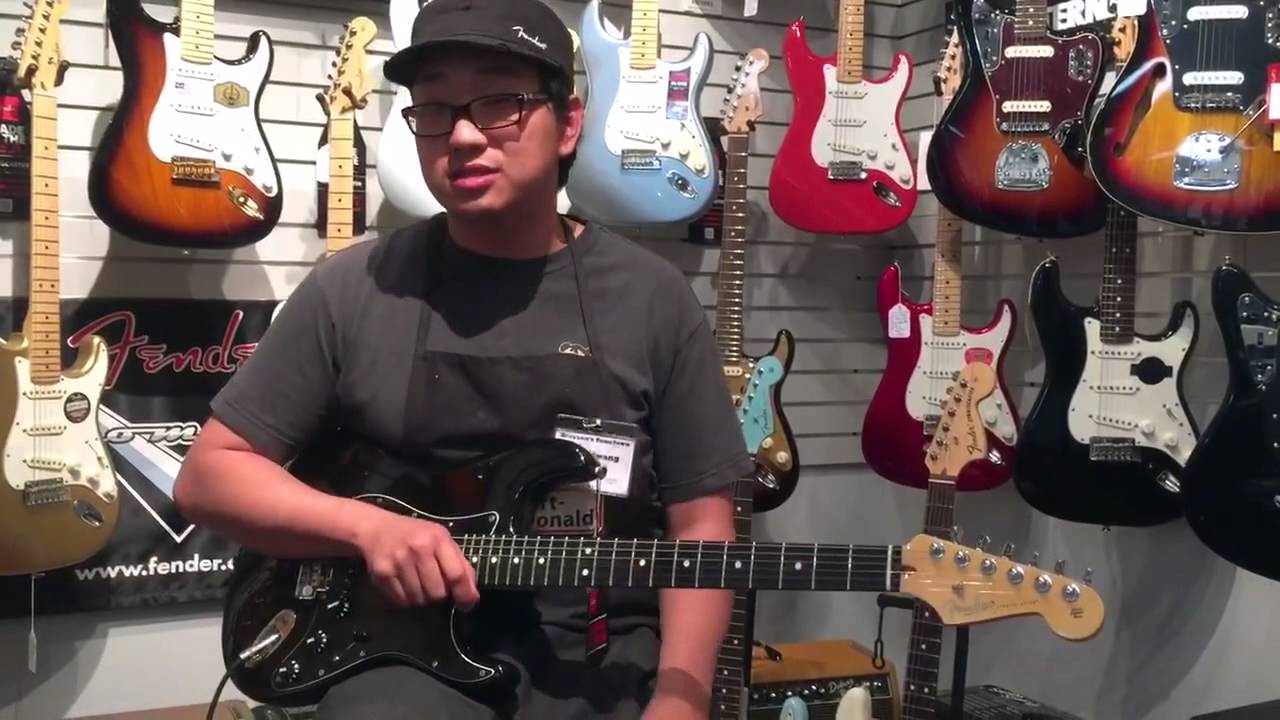 Sam's Pick of the Week. (Fender Limited Standard Blackout Strat) - YouTube