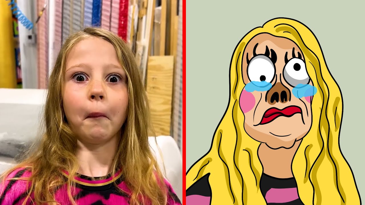 Nastya receives drawing lessons from a famous contemporary artist ...