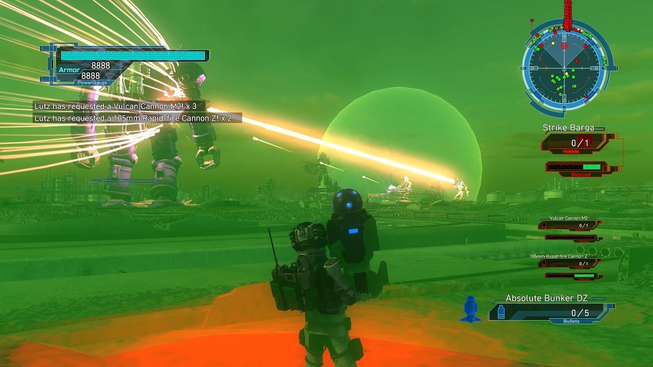 EDF Earth Defense Force 5 DLC 2 M 10 Engage Alien Troops 2 - Long ...