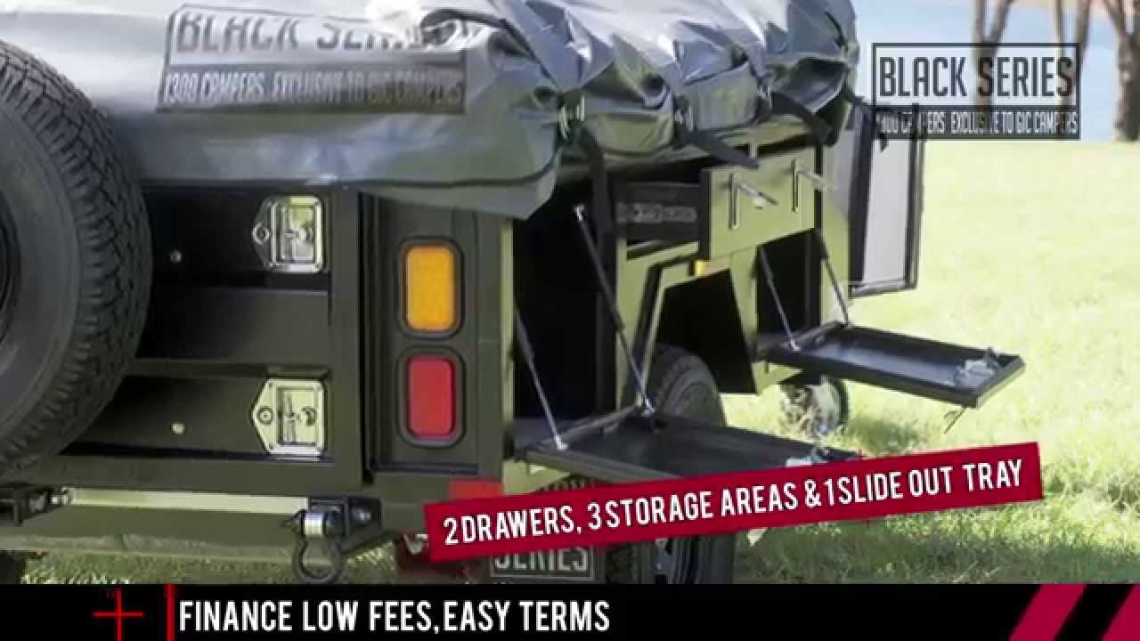 Alpha Black Series Camper trailer LIFESTYLE - YouTube
