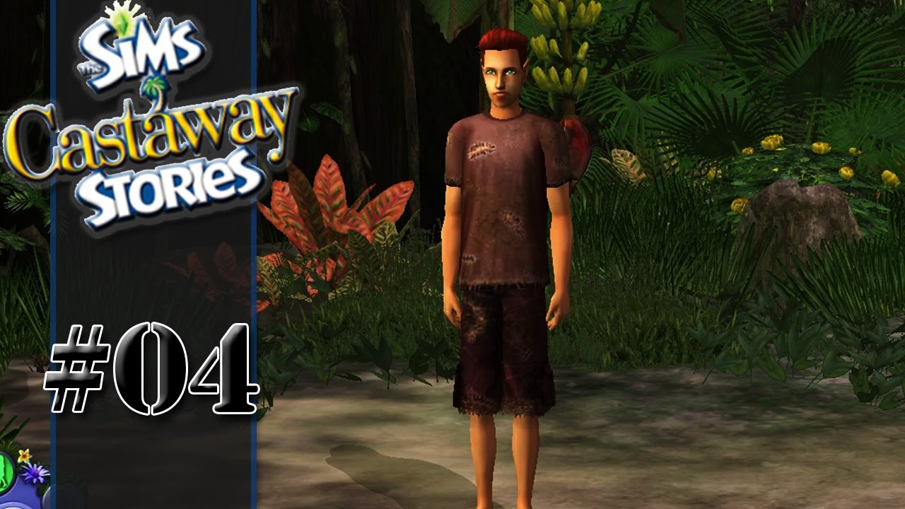 The Sims Castaway Stories - Part 4: Raft Building, Monkey Bribing ...