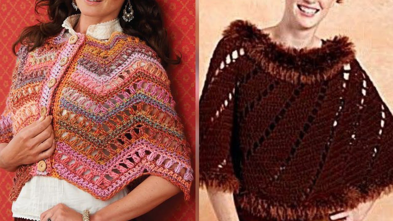so charming attractive and outclass crochet handknit caplets/cap shawl ...