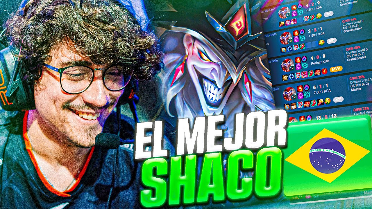 ME ENCUENTRO AL MEJOR SHACO DE BRASIL EN CHALLENGER 😱 // Josedeodo ...
