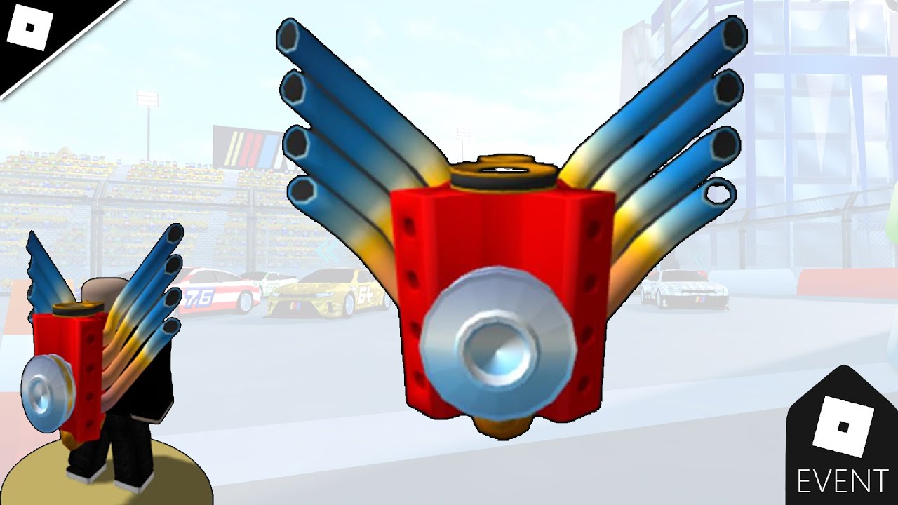 FREE ROBLOX ACCESSORIES - NASCAR Engine Block in NASCAR SPEED HUB - YouTube