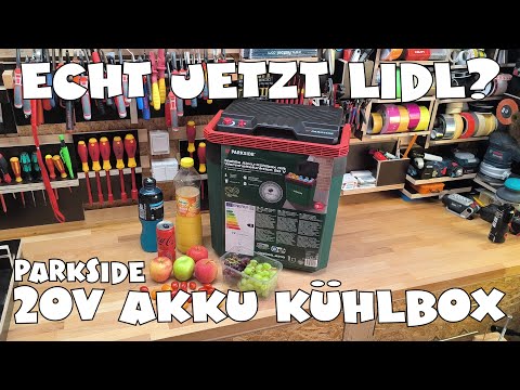PARKSIDE® Mobile Akku-Kühlbox mit Warmhaltefunktion 20V 12V 230V