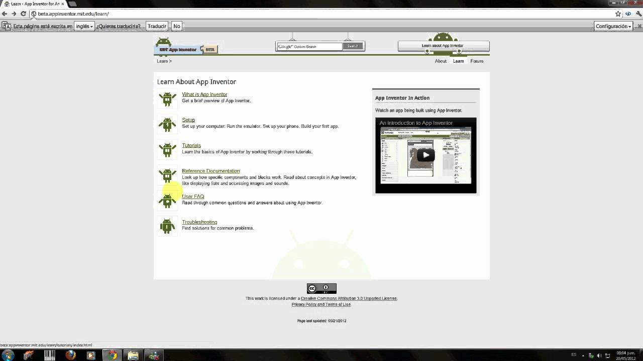 Tutorial Basico Appinventor - YouTube