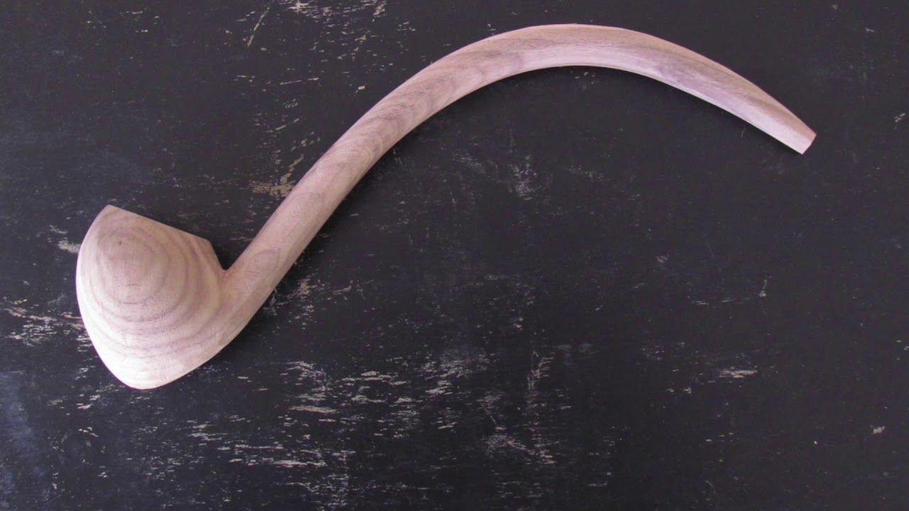 Making a long stem Hobbit pipe functional Art - YouTube