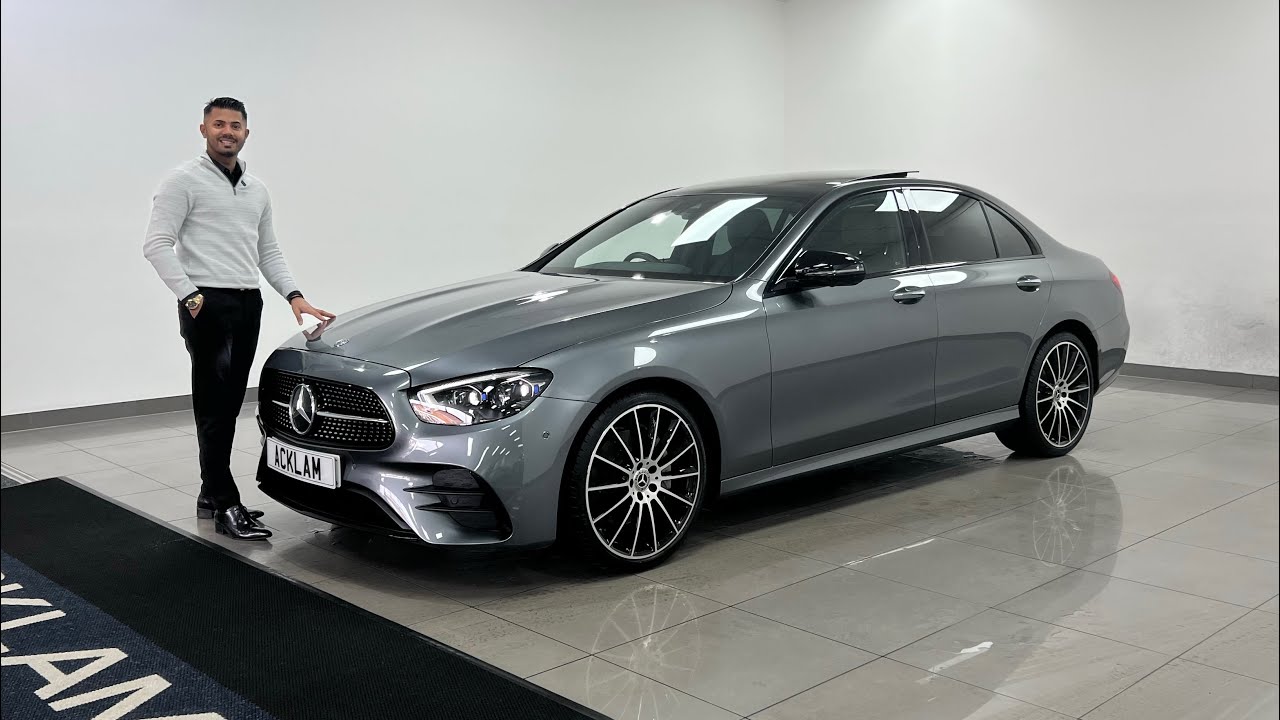 2021 Mercedes E220 2.0D AMG Line Night Edition Premium Plus - YouTube