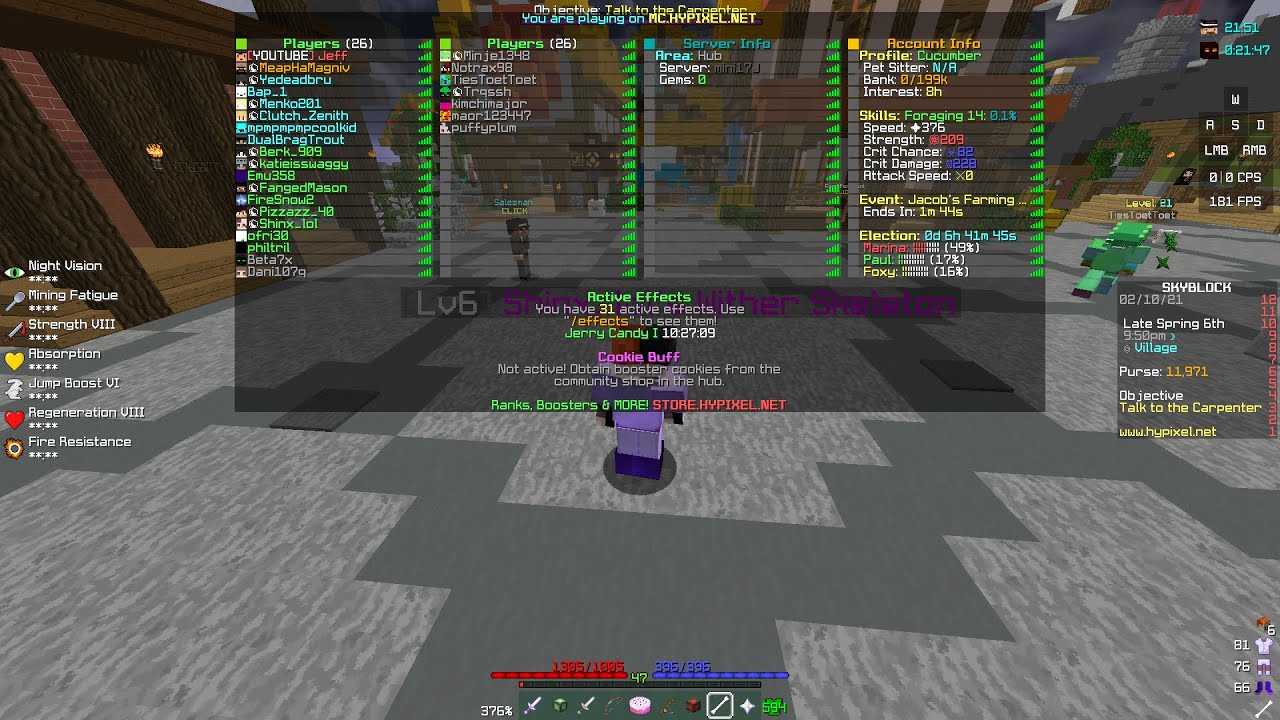 Hypixel skyblock Buy my ah /ah shinx_lol - YouTube