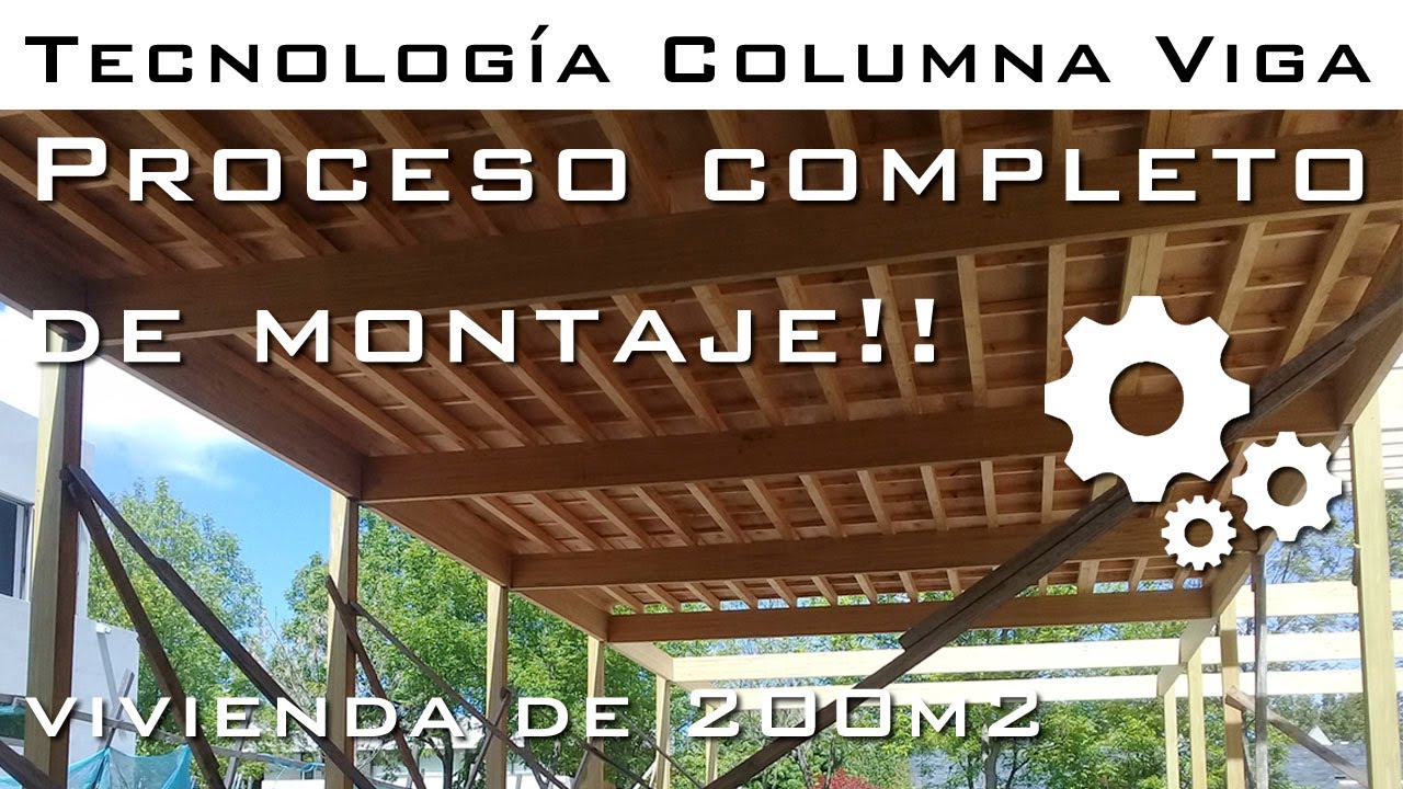 Construcción completa. Proceso de montaje con tecnología columna Viga ...