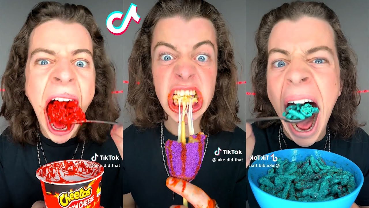 * SPICIEST FOOD 1 HOUR * LukeDidThat TikTok Compilation 2023 - YouTube