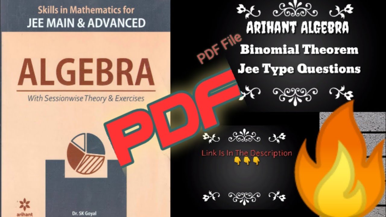 Jee Type Questions Binomial Theorem Arihant Algebra Jee Mains And jee-type-questions-binomial-theorem-arihant-algebra-jee-mains-and