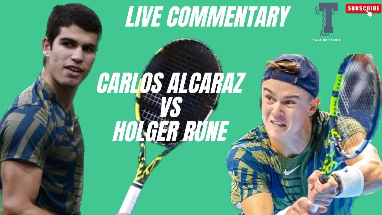 Carlos Alcaraz - Holger Rune LIVE Paris Bercy Masters 1000 - YouTube