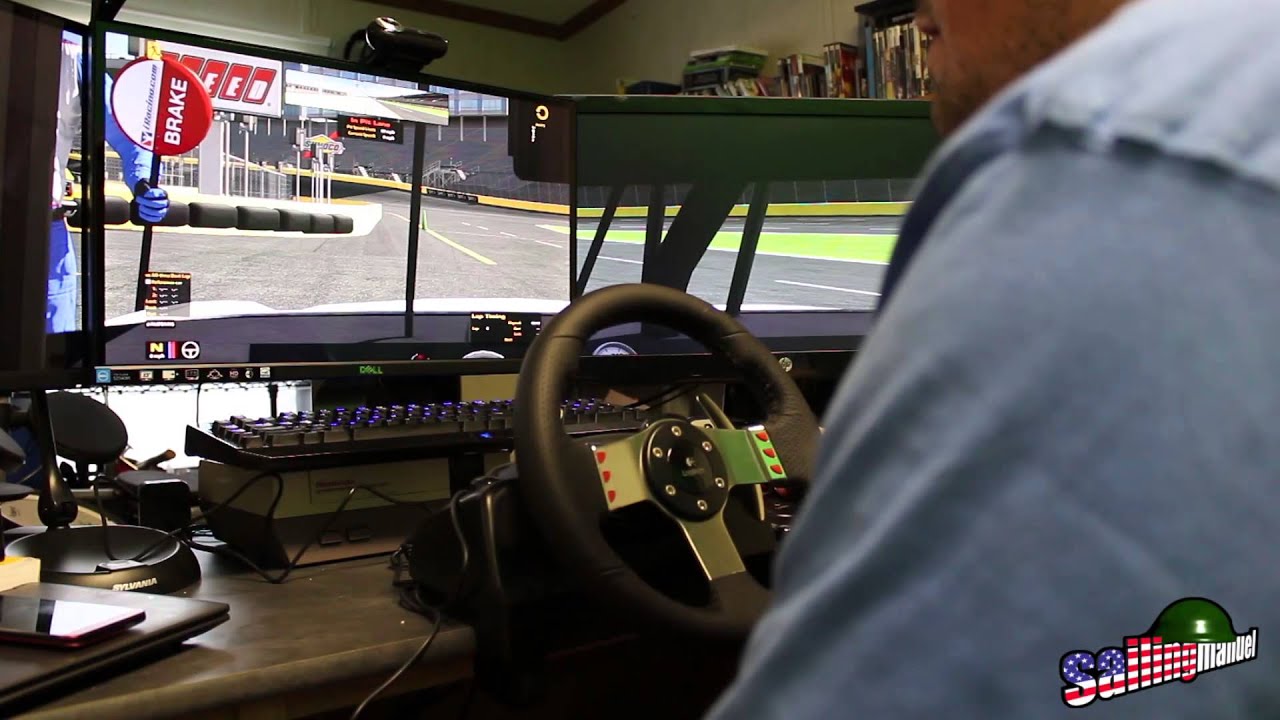 Logitech G27 Racing Wheel unboxing and testing out - YouTube