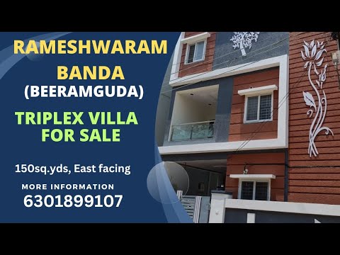 Beeramguda|| 6301899107|| Ready To Move Triplex Villa For Sale in ...