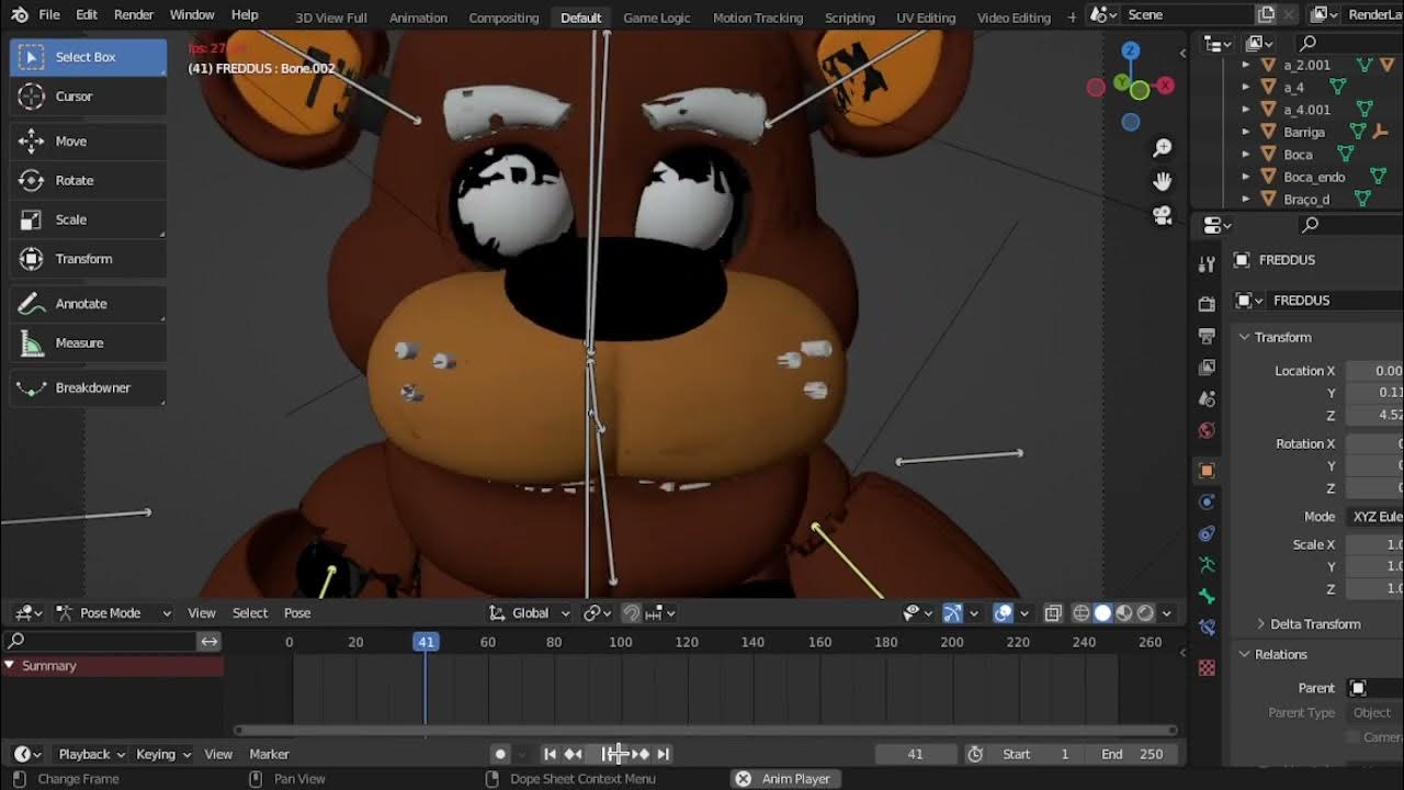 (Blender/FNaF) First Animation (EVER) 24/08/2022 - YouTube