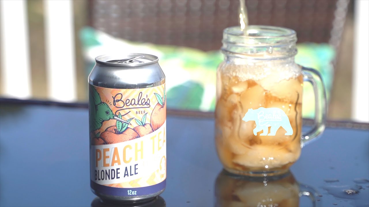 Beale's Beer - 'Peach Tea Blonde Ale' Craft Beer Review - YouTube