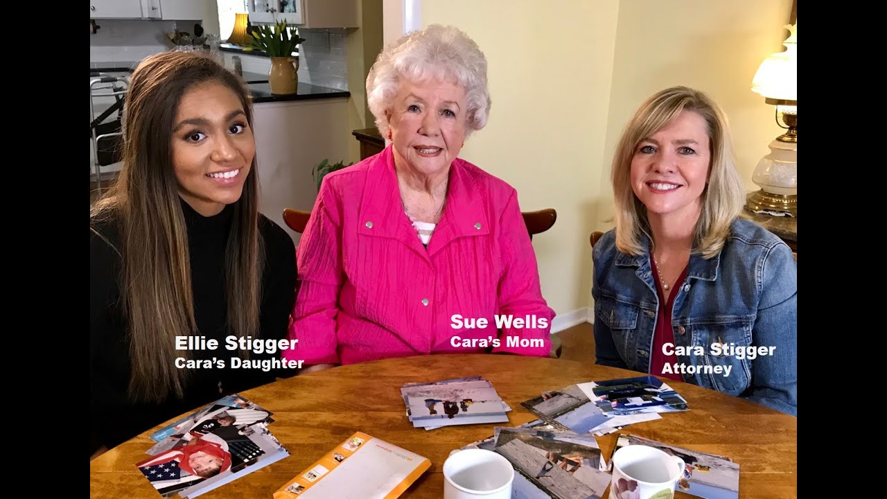 Attorney, Cara Stigger, with her daughter Ellie, and mom Sue -- Kaufman ...