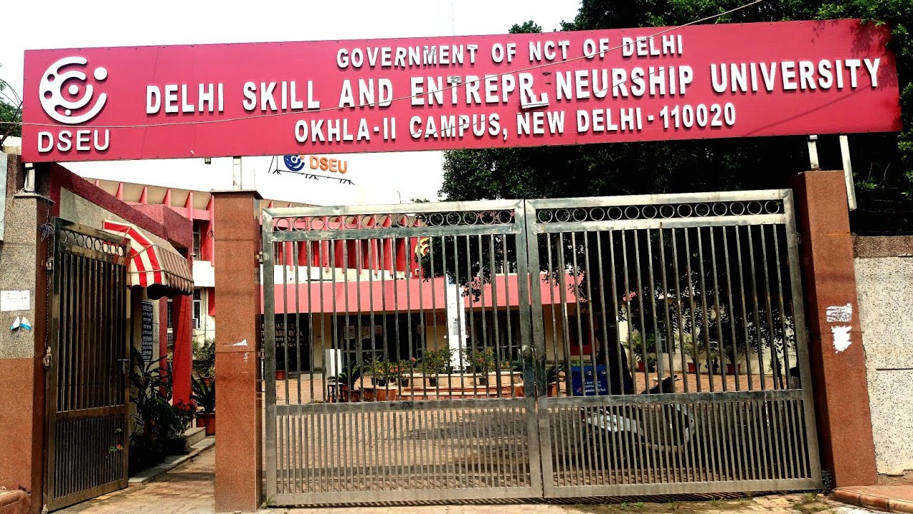 DSEU OKHLA - 2 CAMPUS TOUR || #dseu #college - YouTube