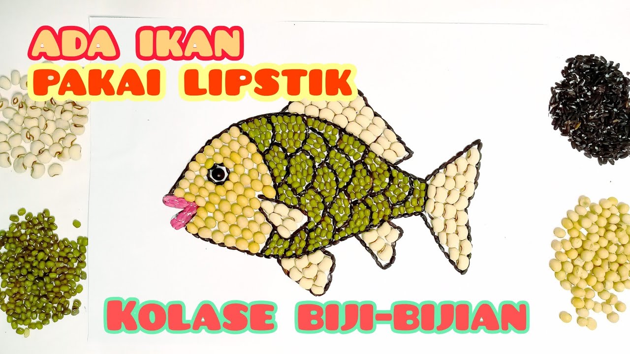 KOLASE IKAN DARI BIJI BIJIAN HOW TO MAKE A FISH COLLAGE ART YouTube KOLASE IKAN DARI BIJI BIJIAN HOW TO MAKE A FISH COLLAGE ART YouTube