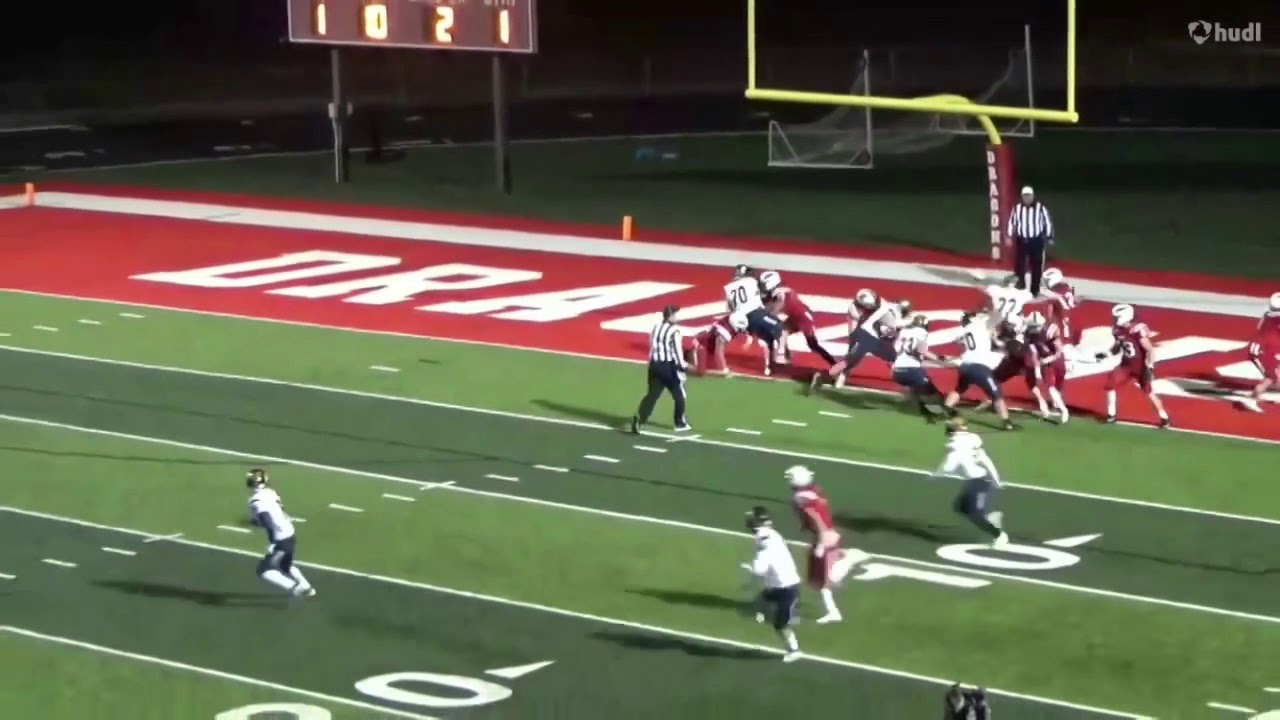 Braxton Edwards Senior Year Football Highlights - YouTube