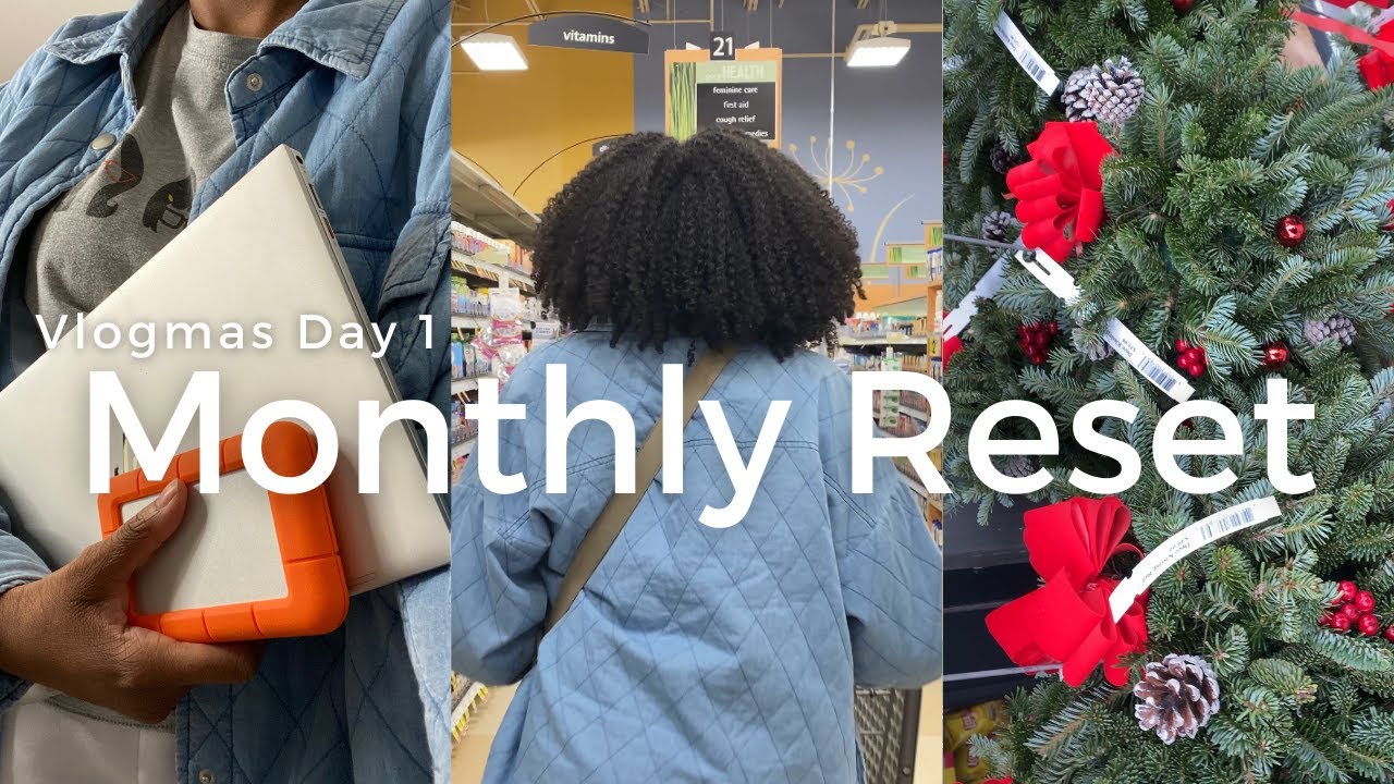 December Monthly Reset: How I Plan to Survive Vlogmas - YouTube