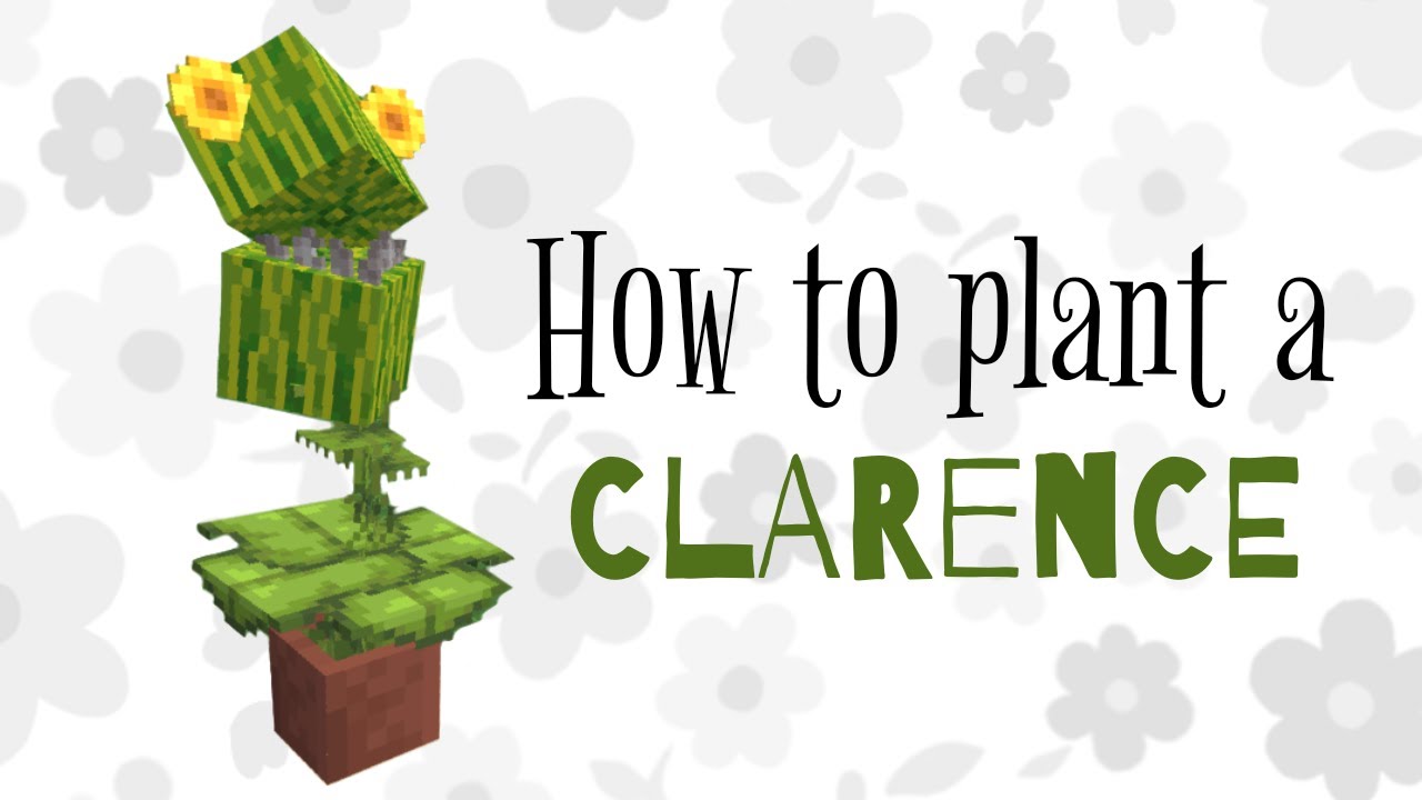 How to Plant a Clarence (Minecraft Armor Statues) - YouTube