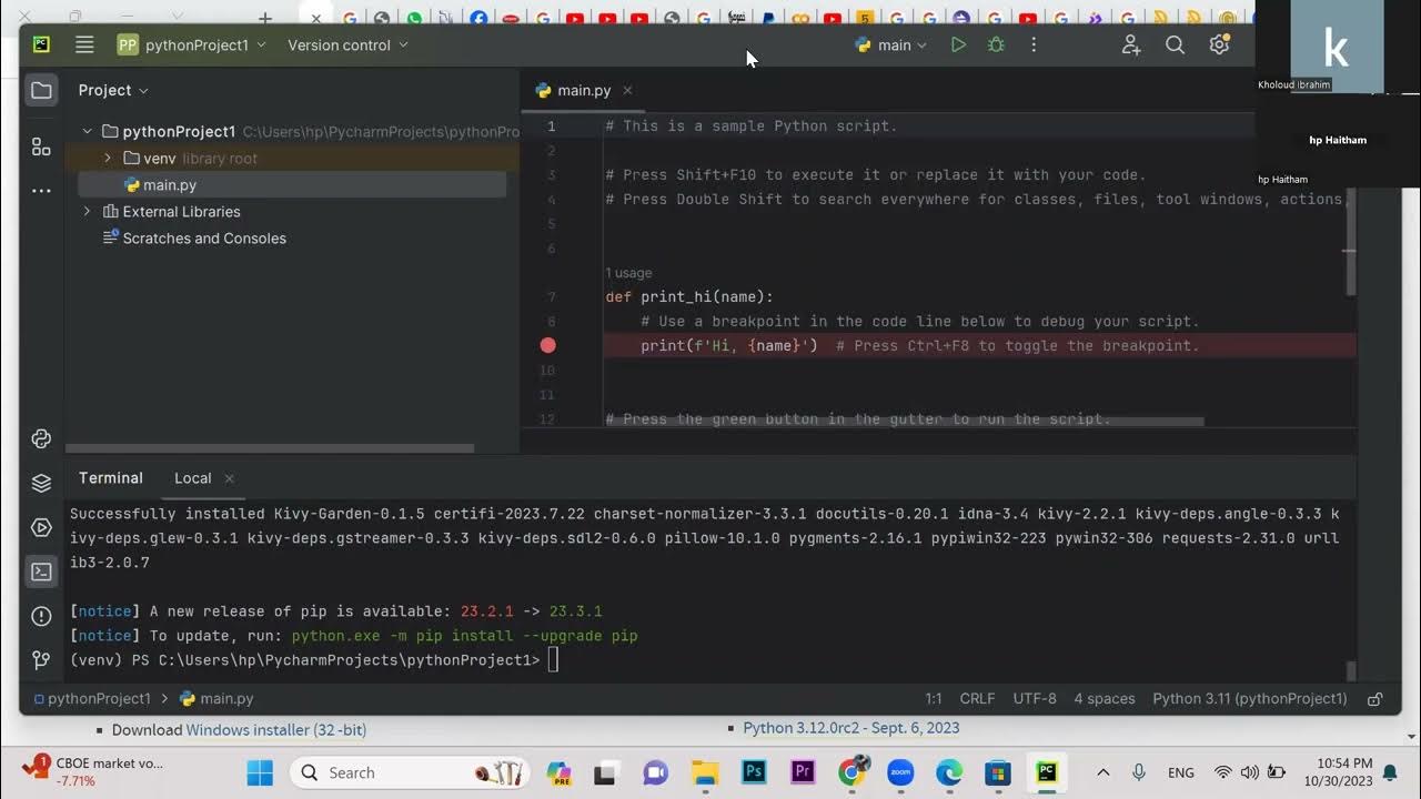 Kivy Library Session Part3 - YouTube