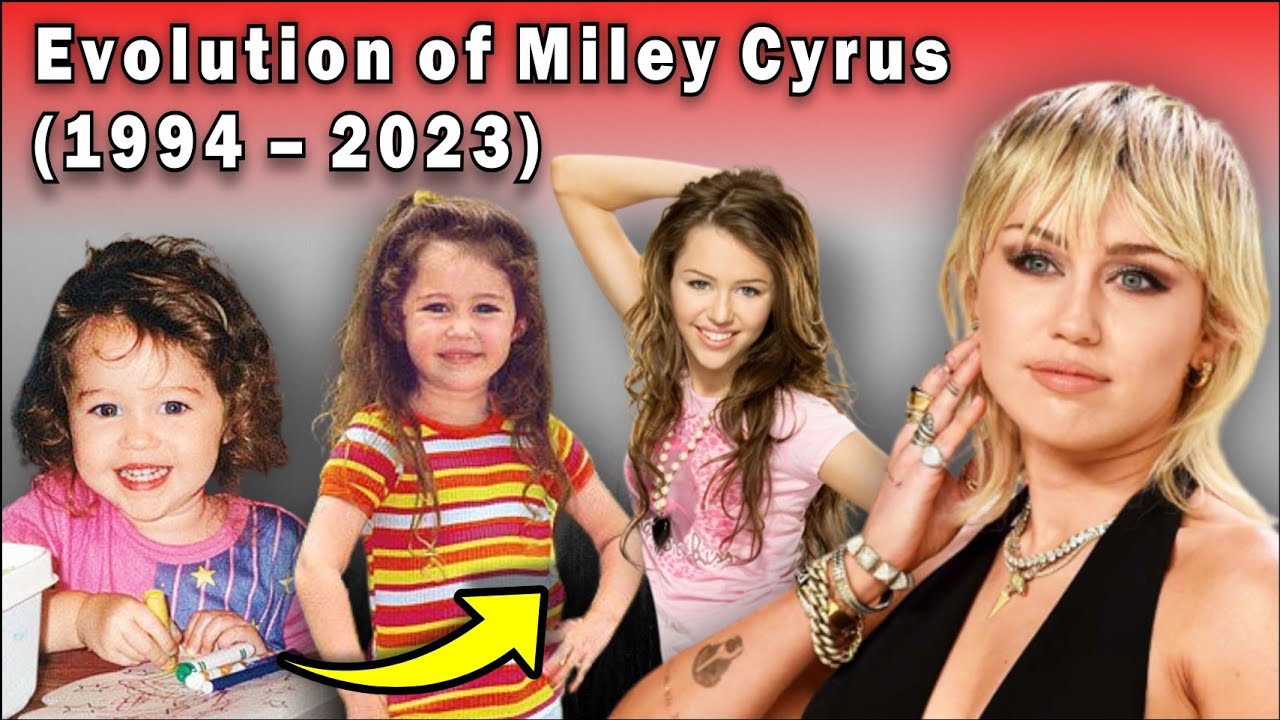 Evolution of Miley Cyrus (1994 — 2023) || Youngest to Oldest - YouTube