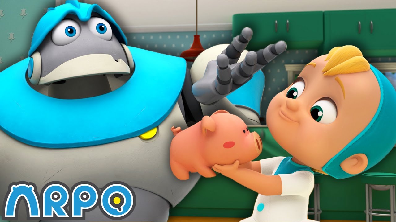 Arpo the Robot | What's the Sound? | NEW VIDEO | Funny Cartoons for ...