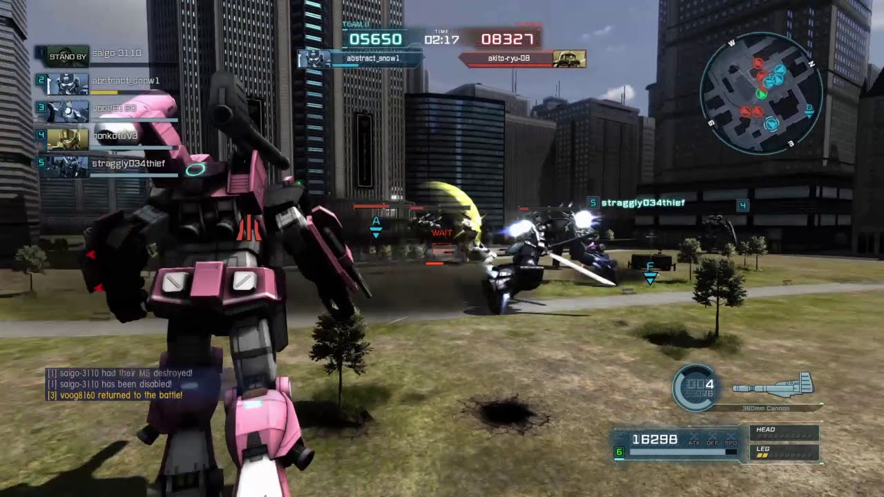 Gundam Battle Operation 2 - The Magenta Full Armor Ground Type - YouTube