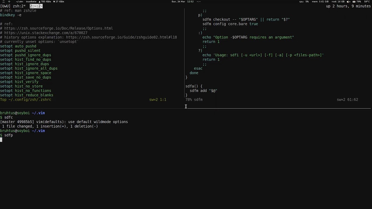 Explore how trimming zsh history works - YouTube