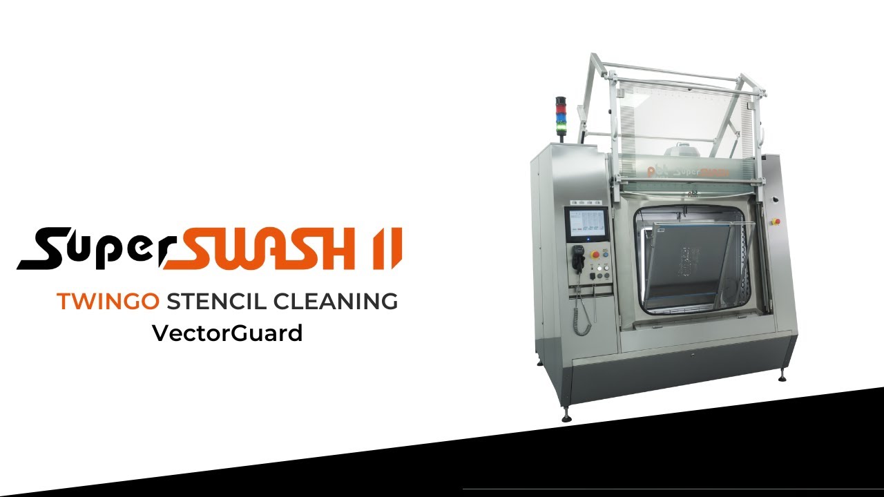 SuperSWASH II Twingo Stencil Cleaning - VectorGuard - YouTube