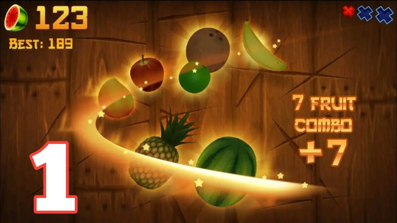 Fruit ninja || gameplay #1 - YouTube