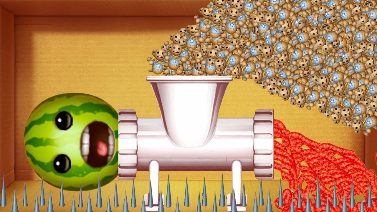 Meat Grinder Water Melon vs Cloning Buddyman Born | Kick the Buddy 2024 ...