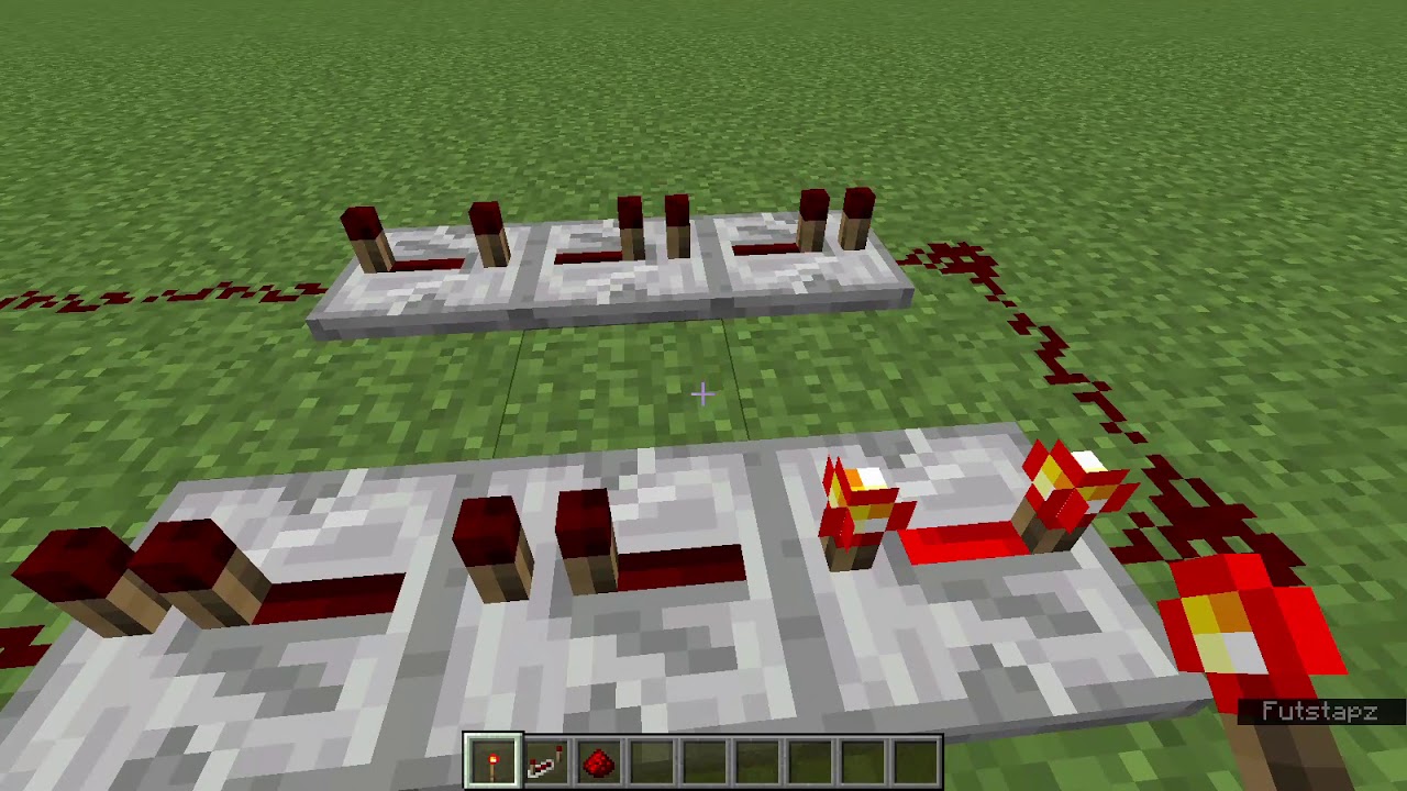 Building redstone clocks in minecraft 1.15 - YouTube