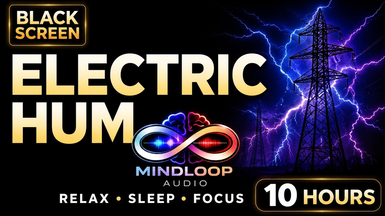 Black Screen: Electric Hum | Steady Ambient Noise for Sleep, Focus, and ...