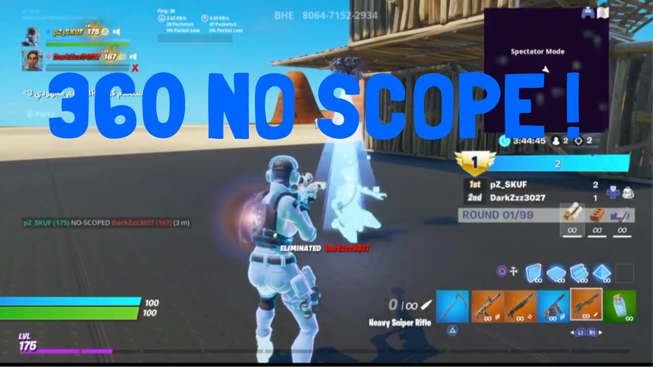 360 NO SCOPE MY FIRST VIDEO! - YouTube