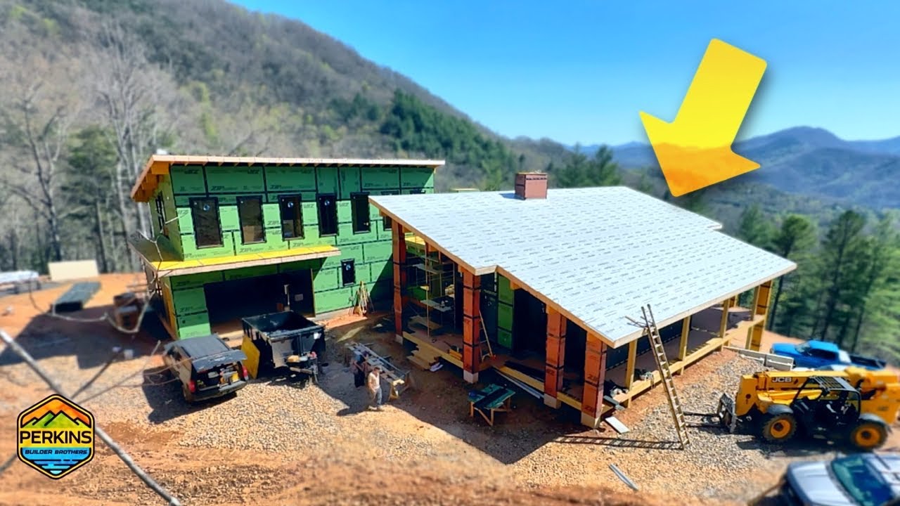 Construction of a MEGA sized Modern Home PT 92!!! - YouTube