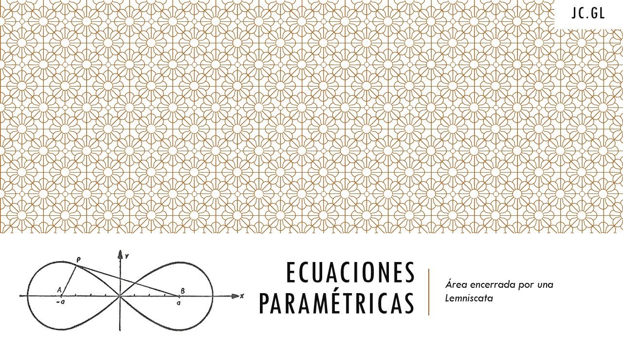 Cálculo Vectorial: Área con Ecuaciones Paramétricas - Lemniscata - YouTube